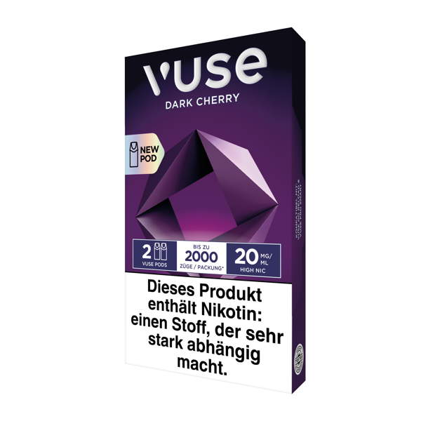 Dark Cherry Pods für Vuse PRO Prefilled Podsystem